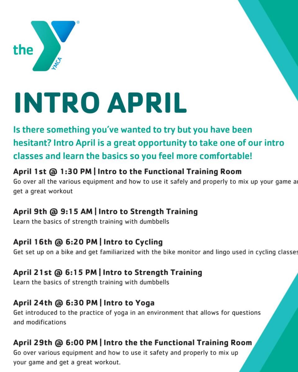 Intro April | YMCA of Greater Westfield